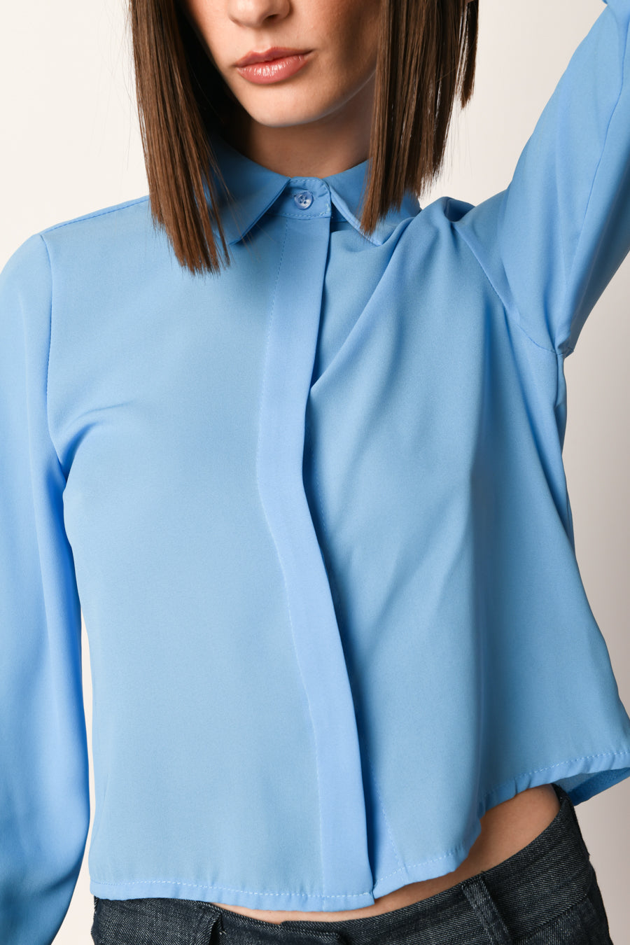 Camicia crop – Nunalie