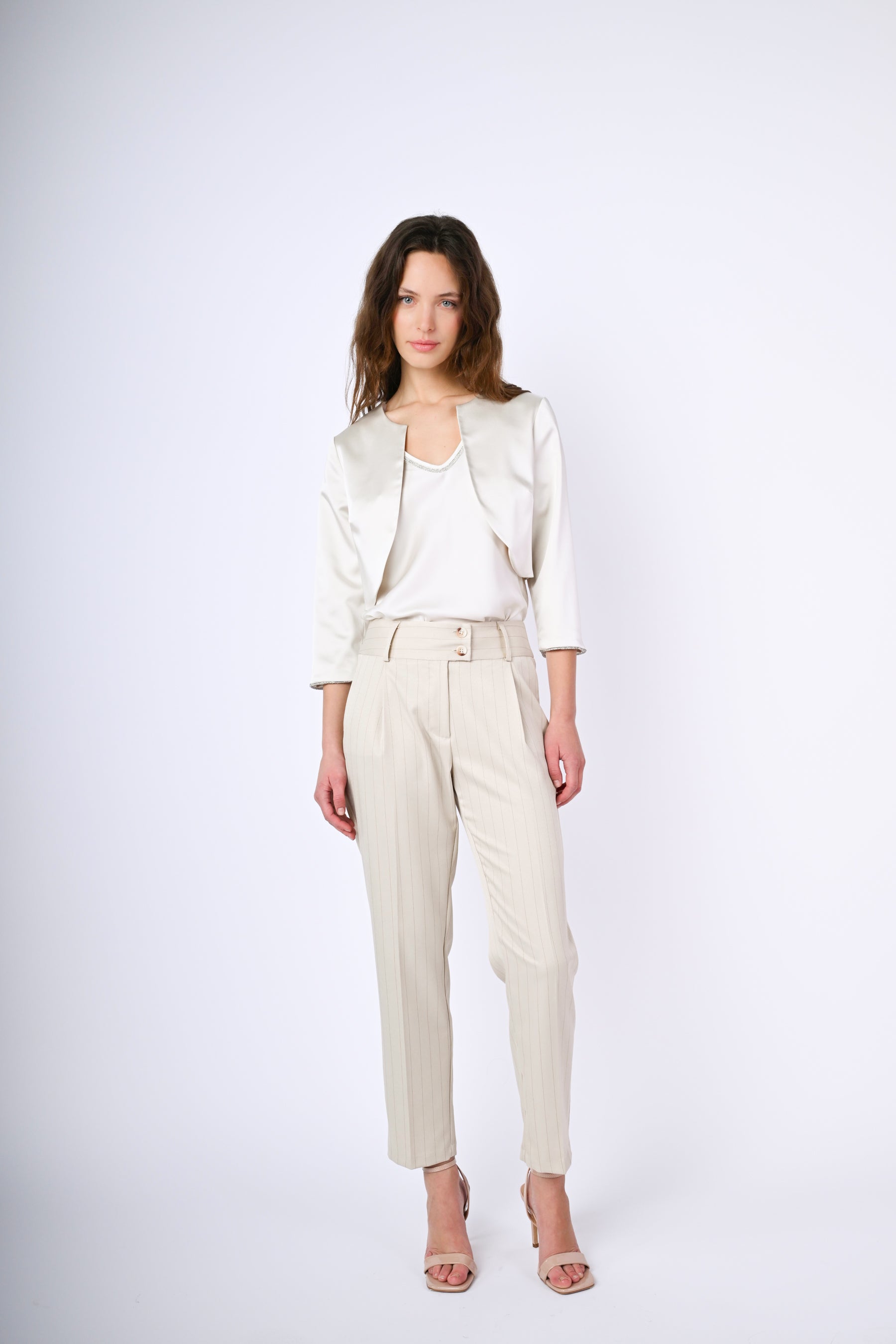 Pantaloni gessati – Nunalie