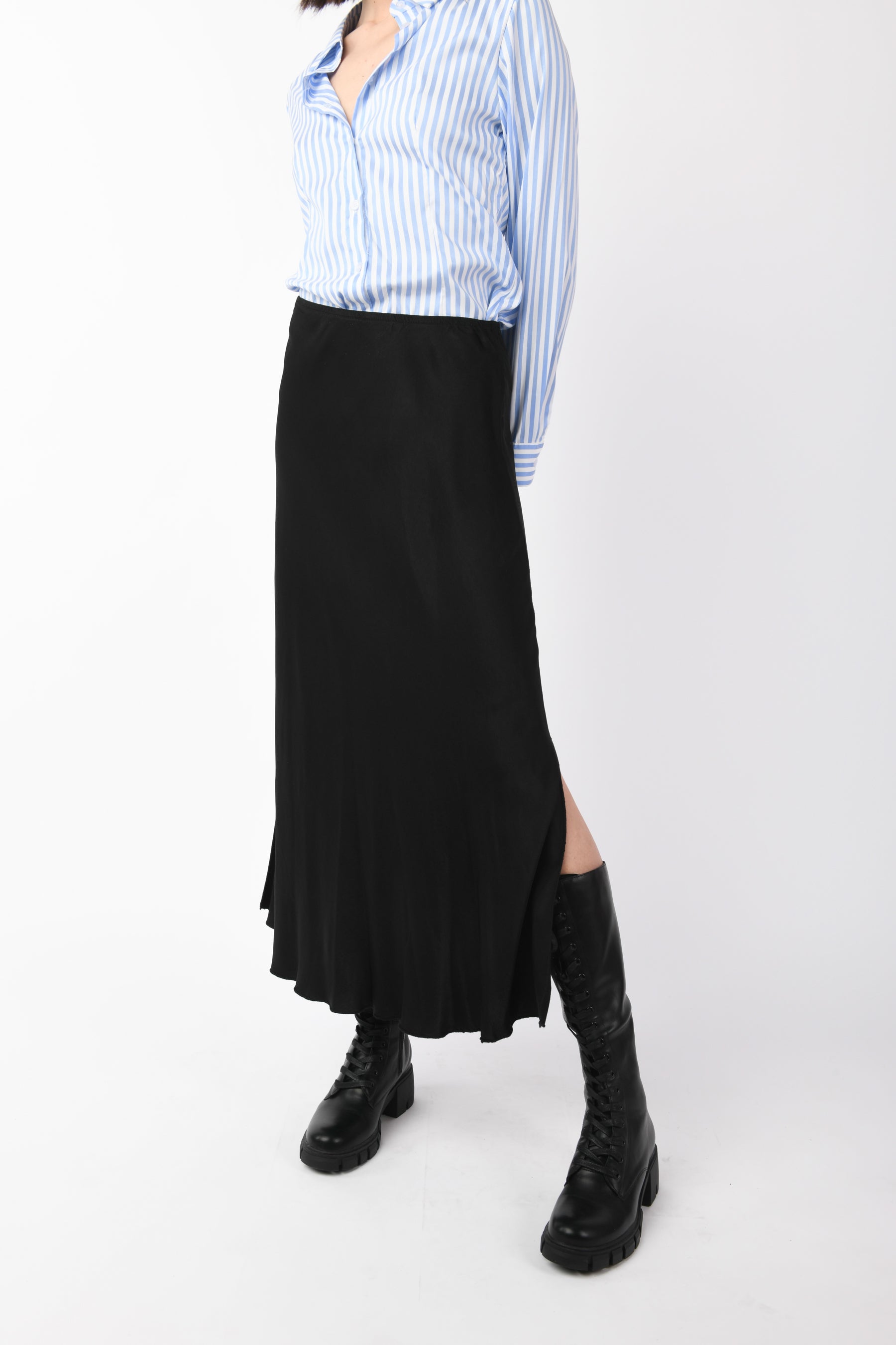 Gonna lunga con spacchi laterali – Nunalie