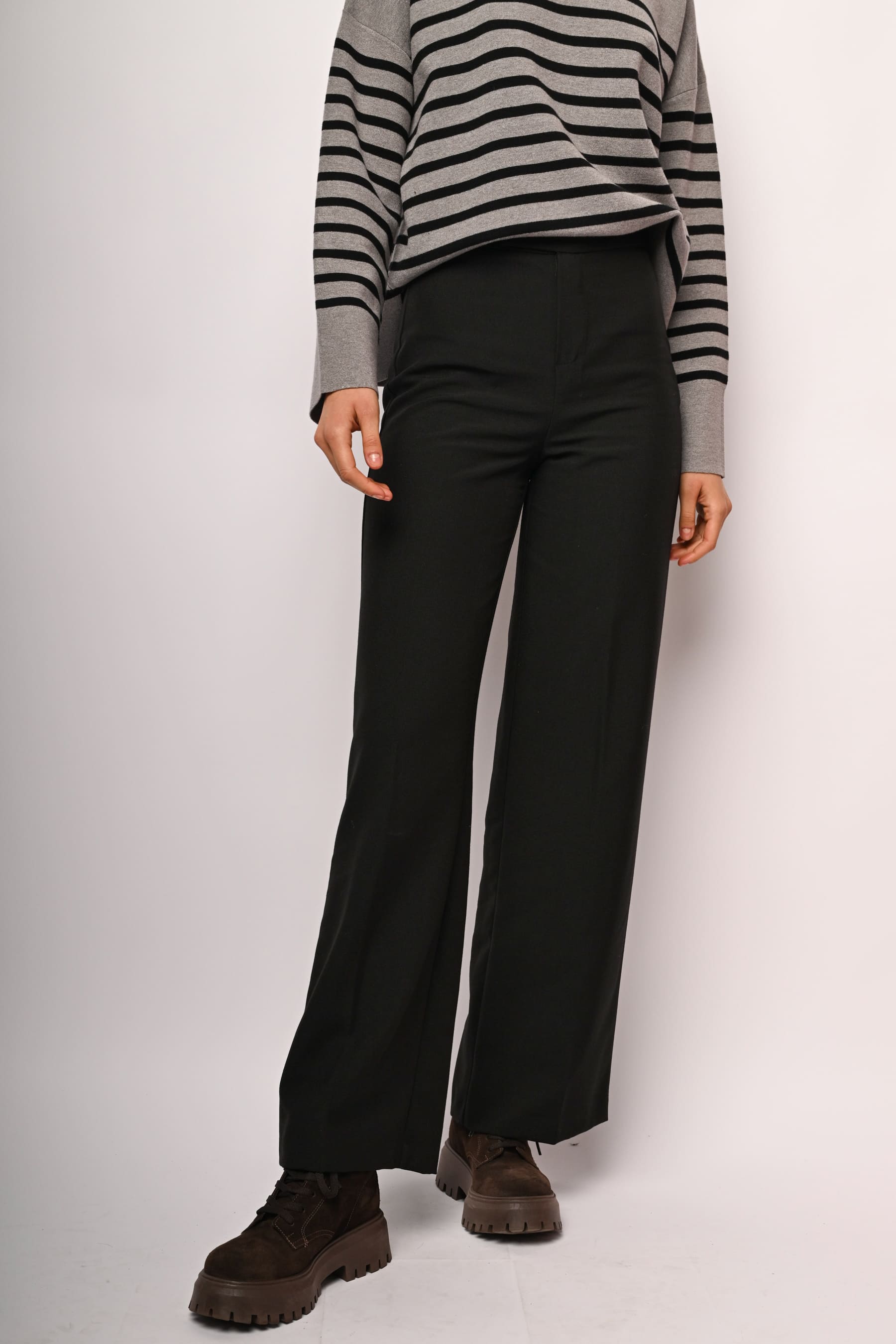 Pantaloni palazzo misto viscosa – Nunalie